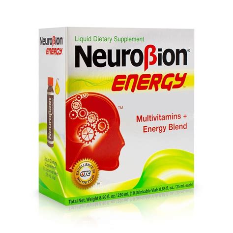 Set Neurobion Energy Liquid Supplement 10 Vials Energy 60 Caps Ebay