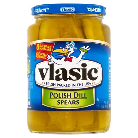 Vlasic Polish Dill Spears Pickles 24 Fl Oz Shoprite