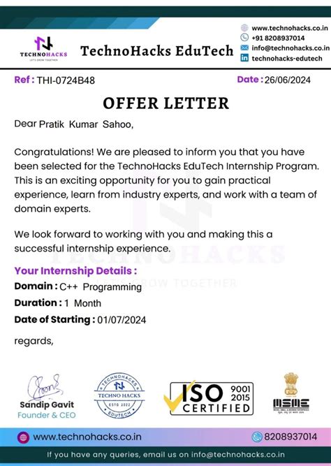 Pratik Kumar Sahoo On Linkedin Newbeginnings Edutech Cplusplus Technohacks