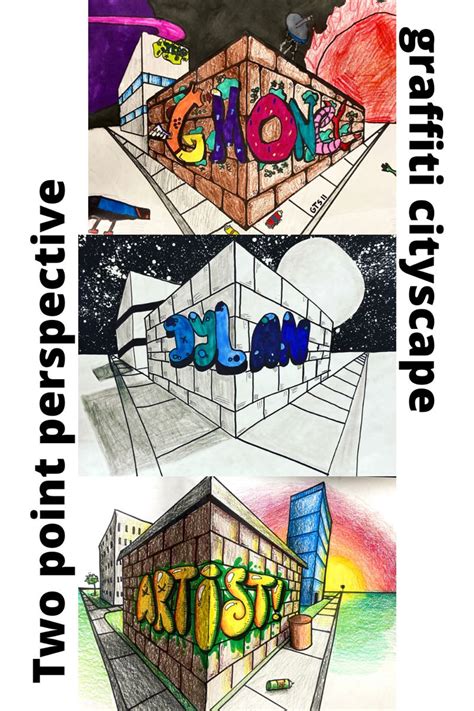 How To Draw A 2 Point Perspective Graffiti Brick Wall Artofit