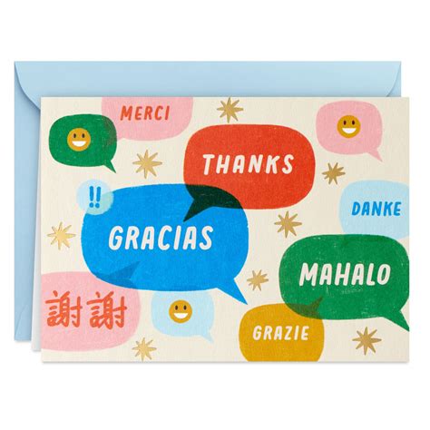 A World Of Thanks Boxed Blank Thank You Notes Pack Of 10 Note Cards