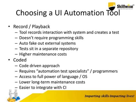 Functional Ui Testing Ppt