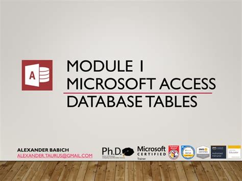 Access Practicals 2015 Doc