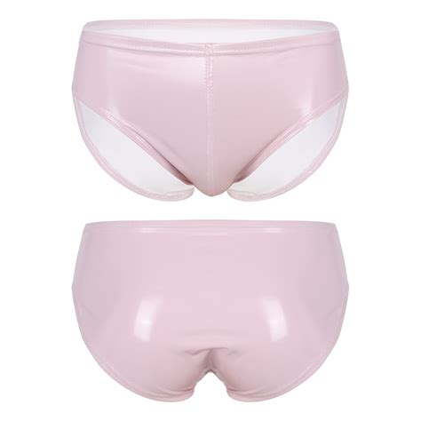 Sissy Selah Wet Look Patent Leather Panties Feminize Me Store