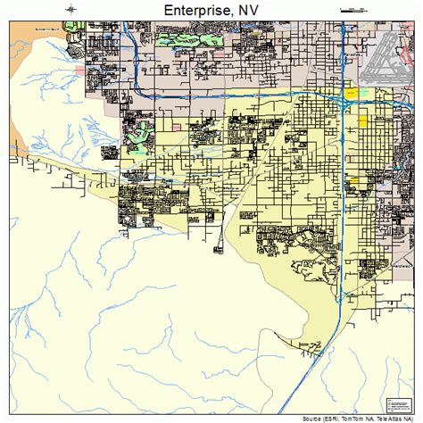 Enterprise Nevada Street Map 3223770