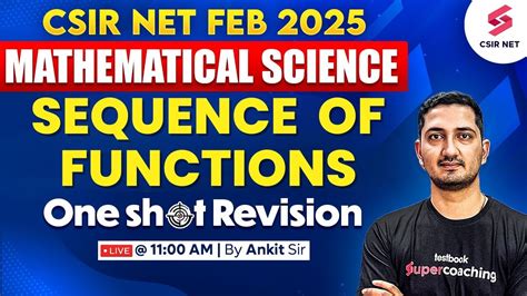 Csir Net Feb 2025 Mathematical Science Sequence Of Functions One