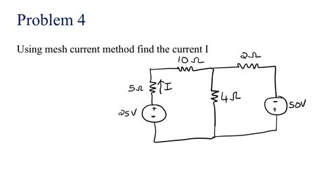solved problem 4using mesh current m 1 nd ﻿f nd th