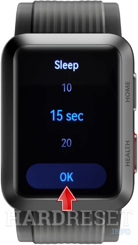 Change Screen Timeout HUAWEI Watch D