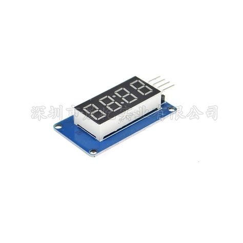 Bit Digital Tube Display Module LED Brightness Adjustable With Clock Point TM Driver