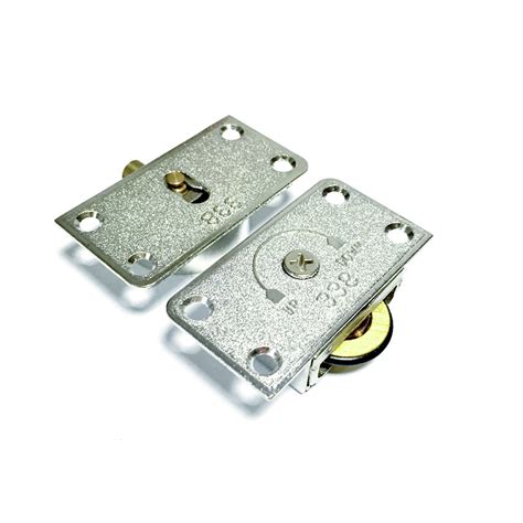 عجلة باب منزلق من سبائك الزنك 338 بكرة خزانة كتب