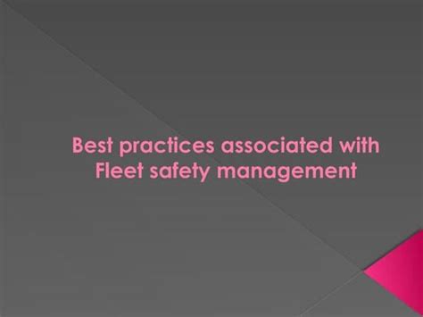 Addressing Challenges In Mining Fleet Managementpptx