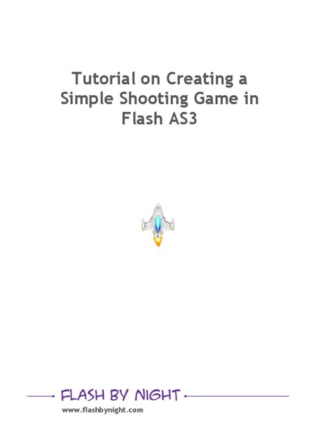Create A Simple Shooting Game In Flash As3 Tutorial Pdf