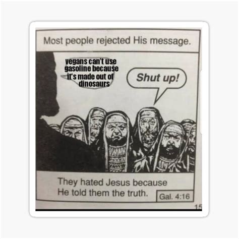 They Hated Jesus Sticker For Sale By Thealienprince Redbubble