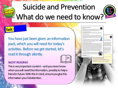 Suicide Suicide Prevention Teaching Resources