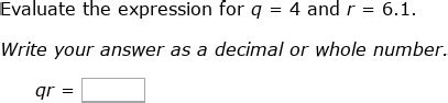IXL Evaluate Variable Expressions Involving Rational Numbers Secondary Maths Practice
