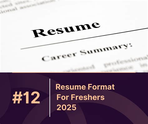 Top 5 Resume Format For Freshers That Get Noticed By Recruiters