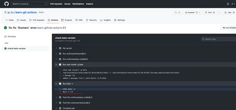 工作流 Learn Git Actions