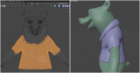 Tutorial A Simple Way Of Modeling Clothes In Blender Tutorial Modeling Techniques Shorts