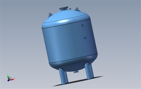 多介质过滤器solidworks 2018模型图纸下载 懒石网