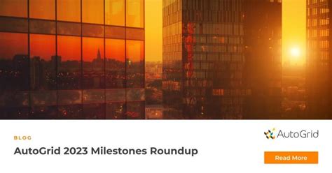 Autogrid 2023 Milestones Span Flexibility Offerings Autogrid