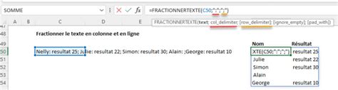 La Fonction Fractionnertext Pour Transformer Du Texte