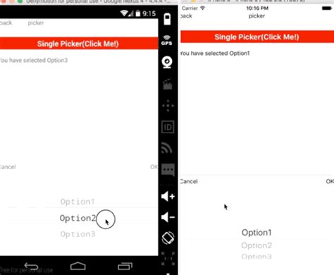 Generic Picker Component For React Native Reactscript