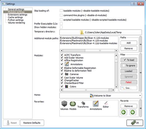 Documentation410slicerapplicationapplicationsettings Slicer Wiki