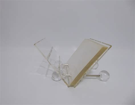 Photo Album Plexiglass Display 1980 Contemporary Design Decoration