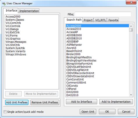 How To Automatically Add The Scope Name To The Delphi Library Unit Is