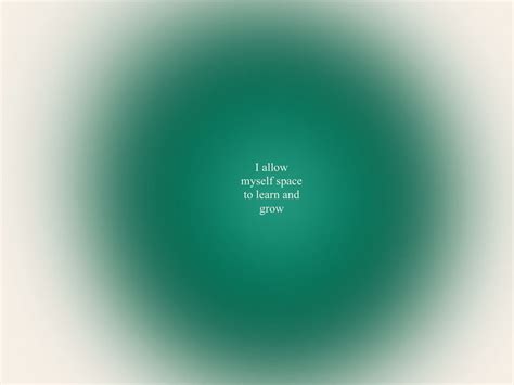 Dark Green Aura Affirmation Wallpaper