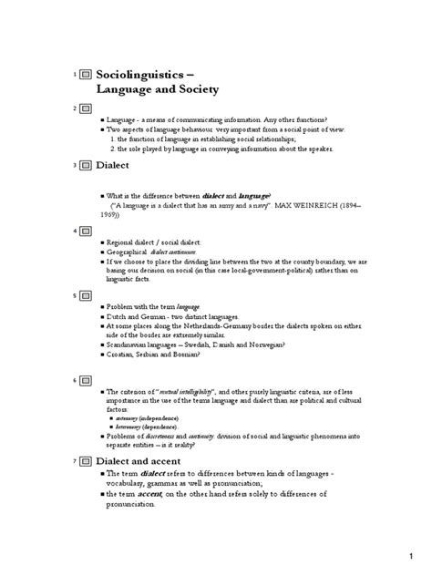 sociolinguistics language and society pdf dialect english language