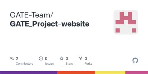 GitHub GATE Team GATE Project Website