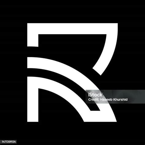 최소한의 R 로고 고급 배경에 R 문자의 아이콘입니다 Rp 모노그램 이니셜을 기반으로 한 로고 아이디어 전문적인 다양한 문자 기호와 배경에 Pr 로고 0명에 대한 스톡 벡터