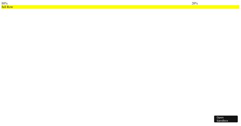 Flexbox Codesandbox