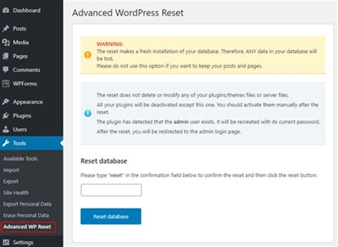 How To Reset Wordpress Site Quick Way Apple Rinquest Wordpress