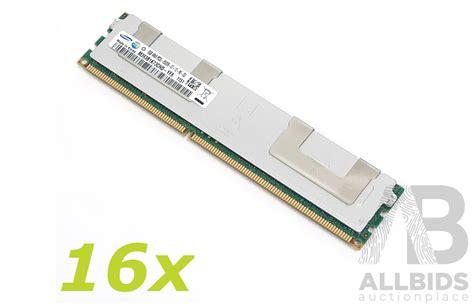 Samsung 8gb Ecc Ddr3 Rdimm Ram Lot 1511154 Allbids