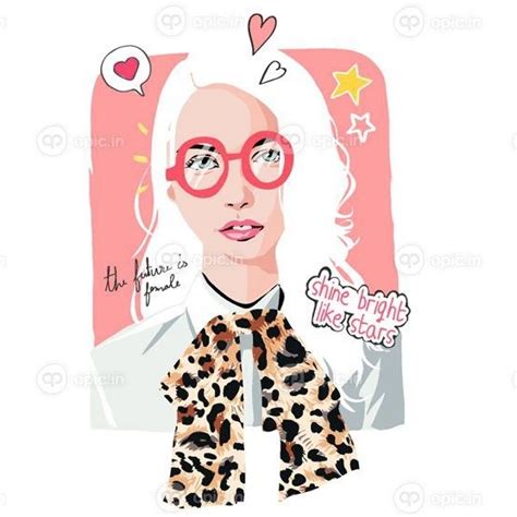 خرید و قیمت دانلود شعار دخترانه با وکتور دختر در پس زمینه صورتی ترب