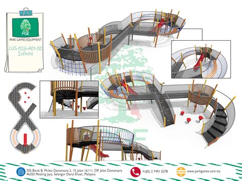 Park Games Equipment - PGE Playgrounds - CUS-026-A01-00 Infinite was designed and inspired by ...