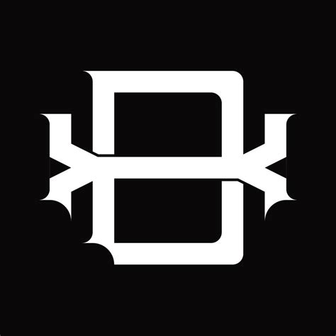 Xd Logo Monogram With Vintage Overlapping Linked Style Design Template 16575073 Vector Art At