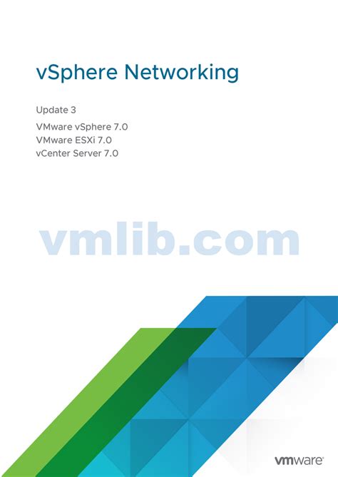 Vsphere Esxi Vcenter Server 703 网络架构与配置指南 Vm技术库