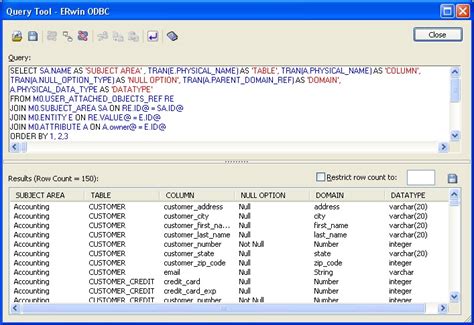 Maximum Data Modeling Building Your First Erwin Odbc Query Maximum Data Modeling Building Your First Erwin Odbc Query