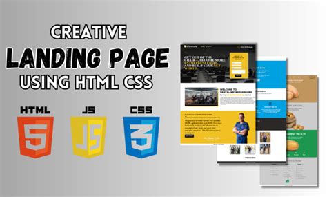 design static and responsive landing pages by htmlheroics fiverr