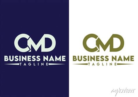Letter Cmd Logo Design Vector Template Cmd Logo • Wall Stickers Real