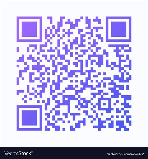 Gradient Qr Code Quick Response Code Marketing Vector Image