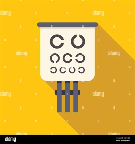 Medical Tool Presenting Different Letter Sizes For Testing Visual