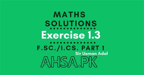 Exercise 1 3 Class 11 Math In Pdf Ahsa Pk