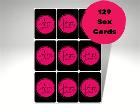 Extreme Brave Sex Card Game Instant Digital Download BDSM Sex Cards For Couples Sexy Date