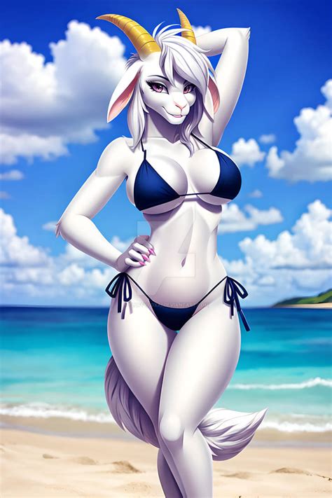Open Hot Goat Bikini Girl By Fluffyfoxai On Deviantart