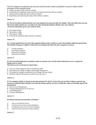 Itilfoundation Samplequestions Phpapp PDF IT And Internet Support Internet