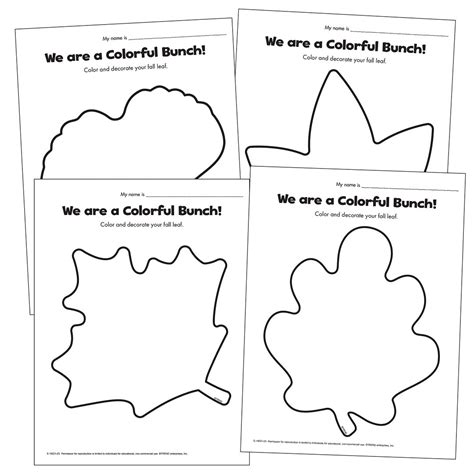 Fall Leaf Pattern Worksheet Free Printable Printables
